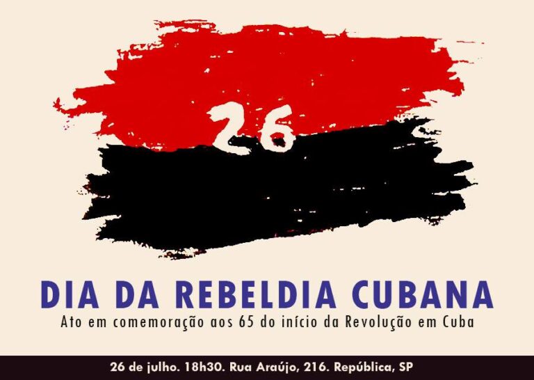 Evento marca Dia Nacional da Rebeldia Cubana - Sindicato dos ...
